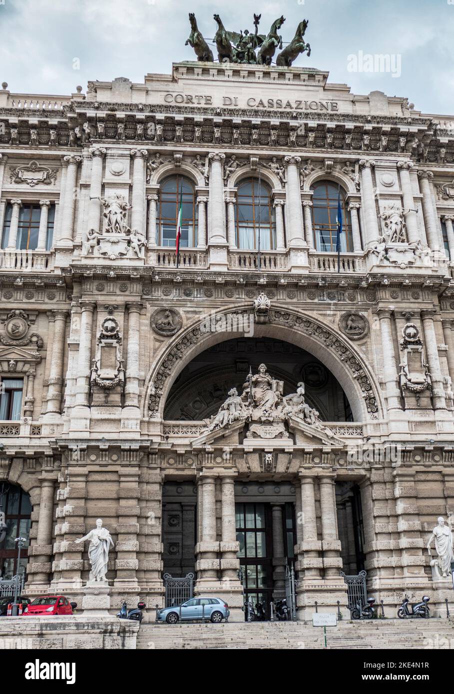 Rome, Italy - 04/05/2017: Building of the Constitutional Court Stock ...