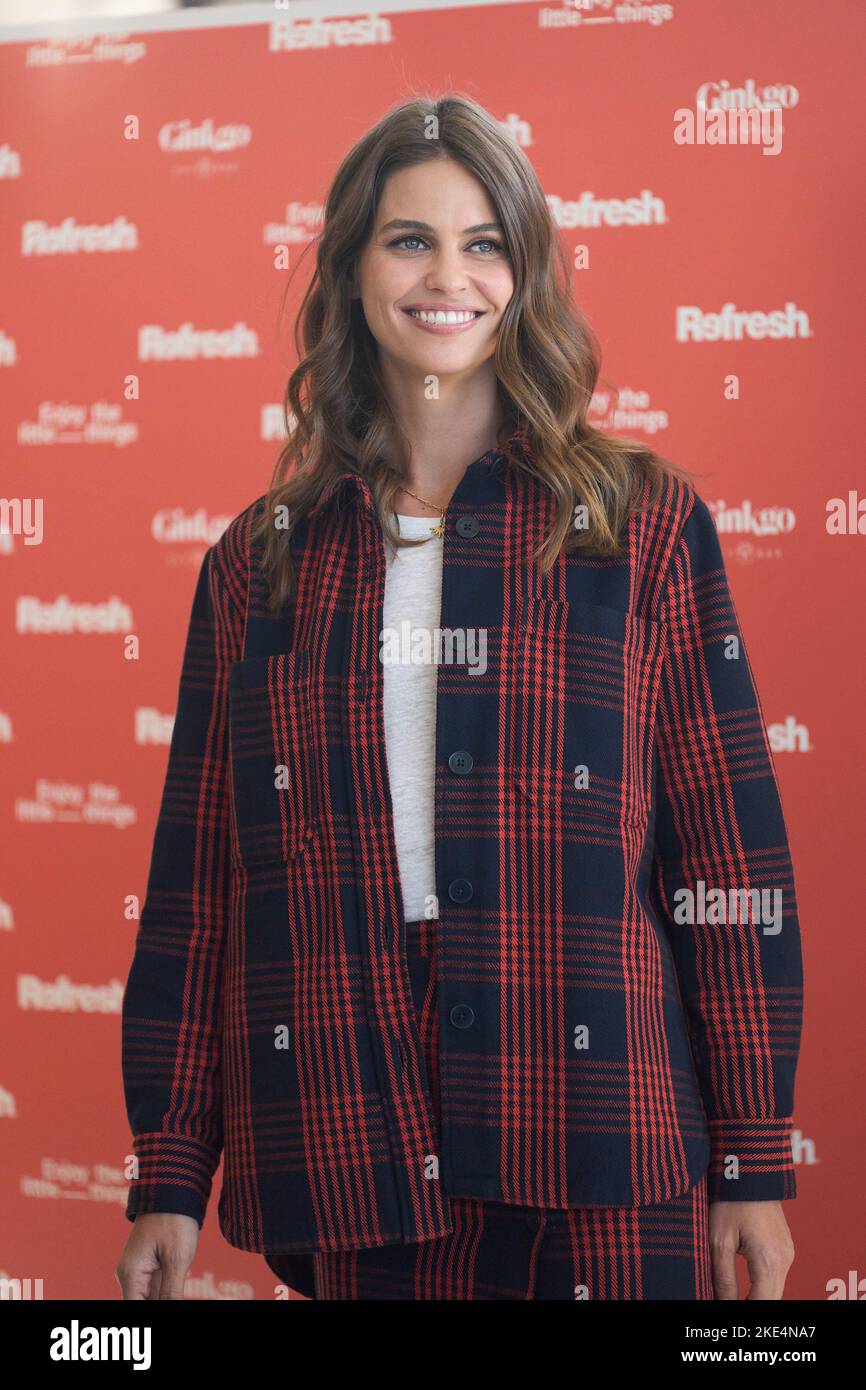 Madrid. Spain. 20221110, Lauren Auerbach poses as Refresh XTI ...