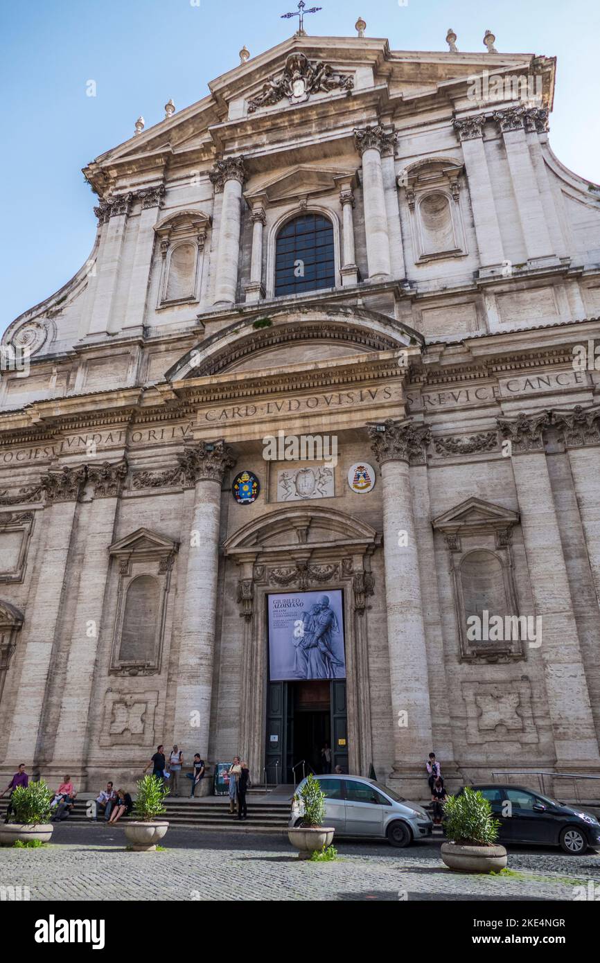 Chiesa del gesu roma interior hi-res stock photography and images - Alamy