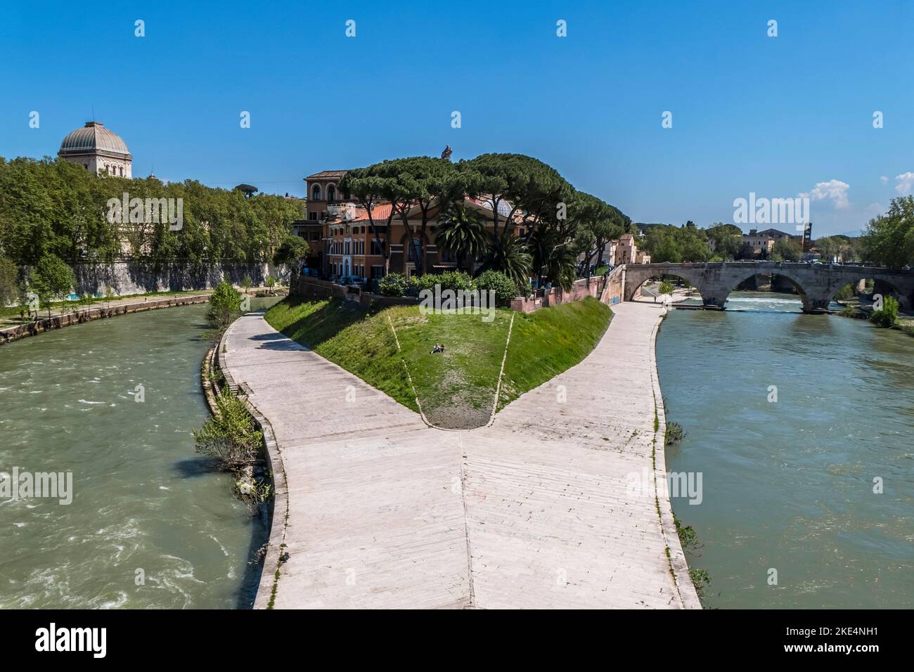 River tiber map hi-res stock photography and images - Alamy