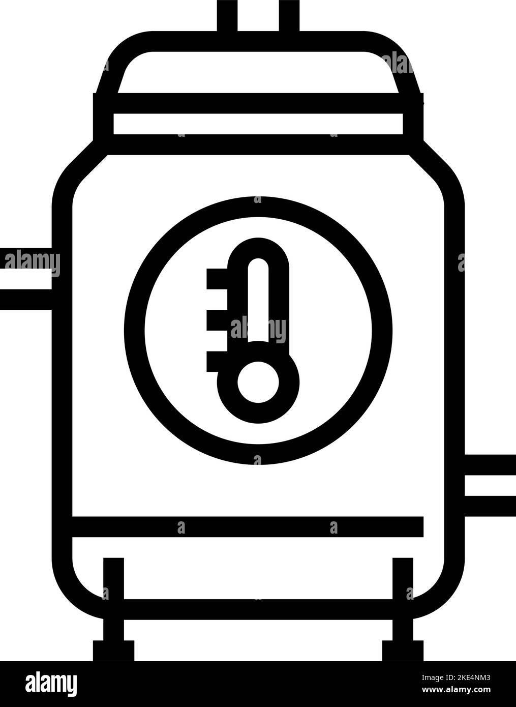 heating beer production line icon vector illustration Stock Vector ...