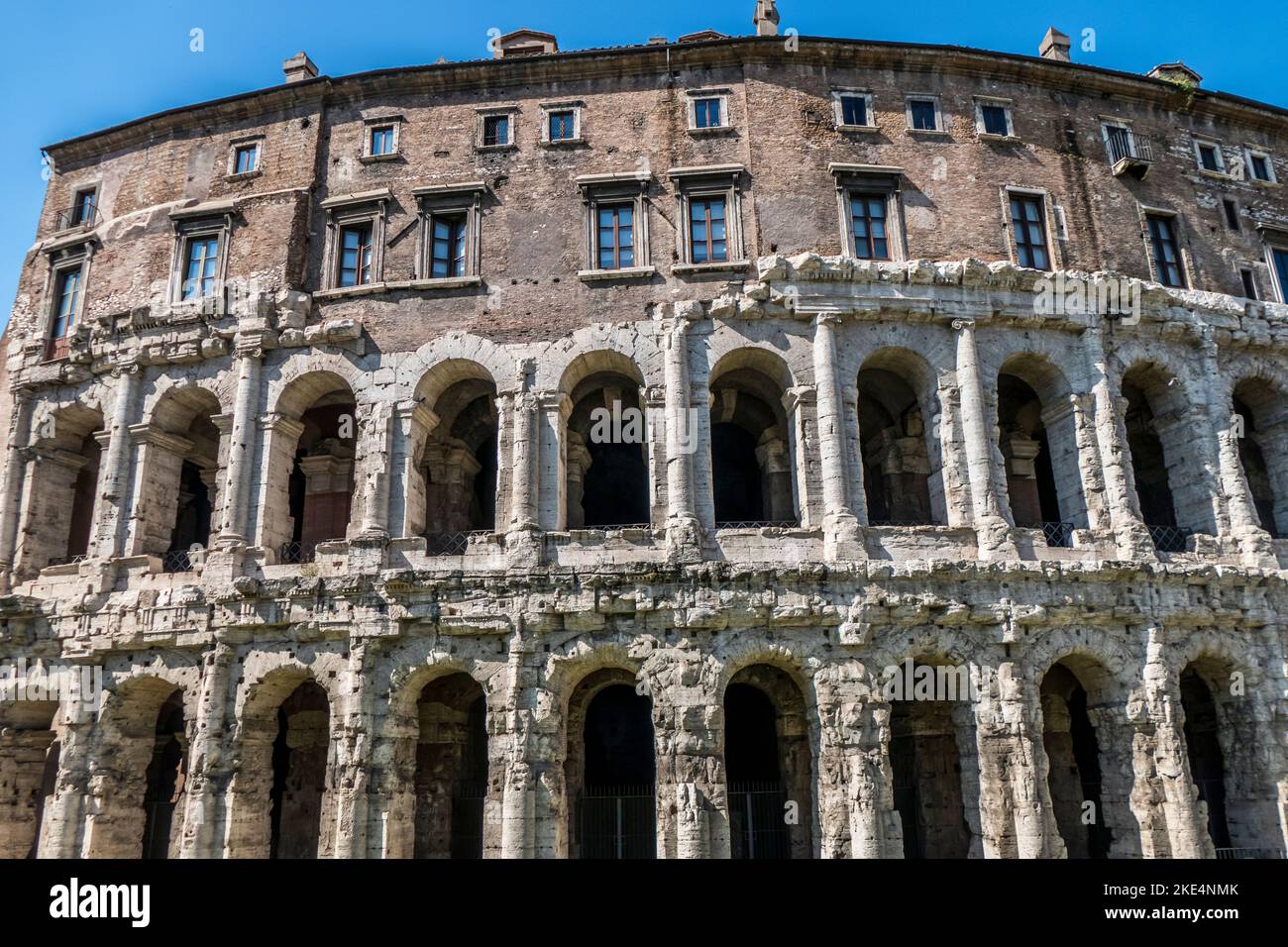 The Theatre of Marcello in Rome Stock Photo - Alamy