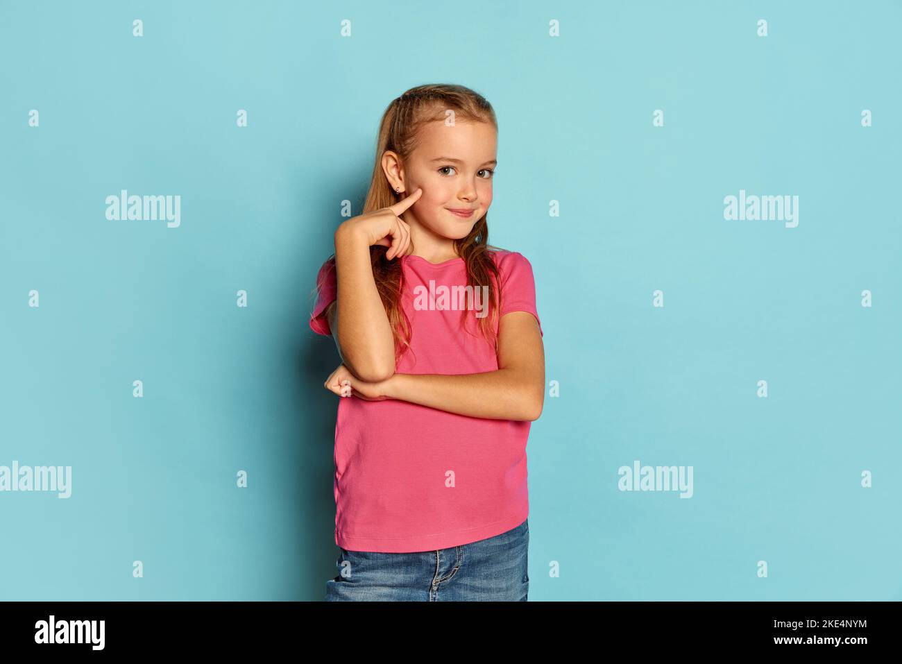 Little Girl Blushing