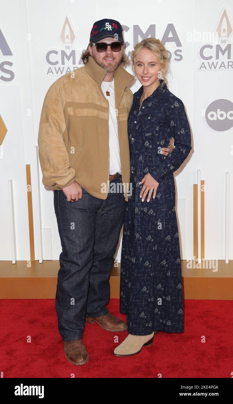 Nashville, TN, USA. 9th Nov, 2022. Ernest, Delaney Royer at arrivals ...
