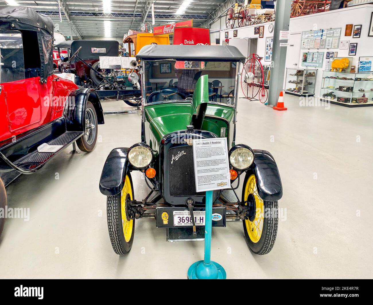 A 1929 Austin 7 Roadster on Display at the National Transport Museum ...