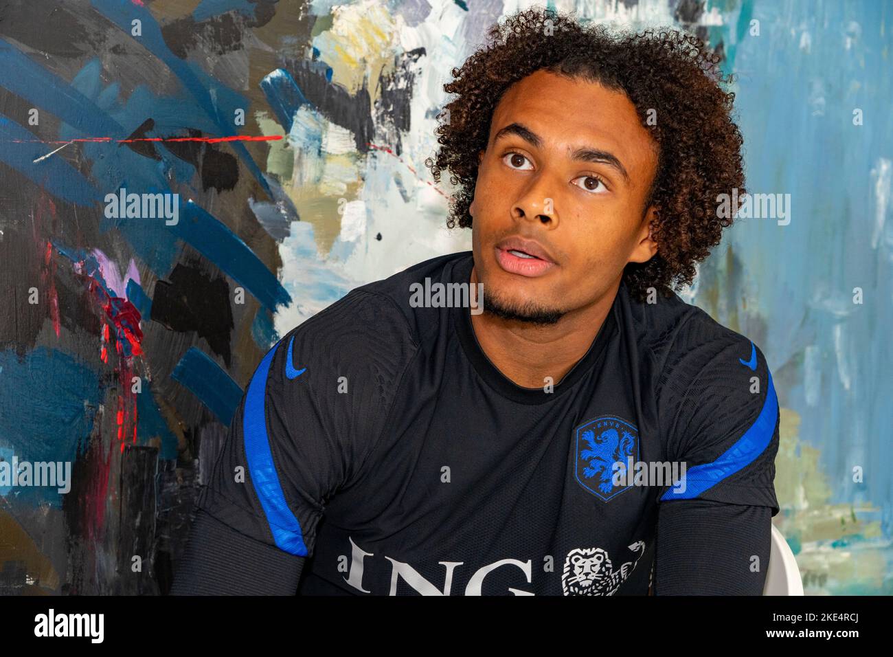ZEIST, NETHERLANDS - SEPTEMBER 20: Joshua Zirkzee on September 20, 2022 ...