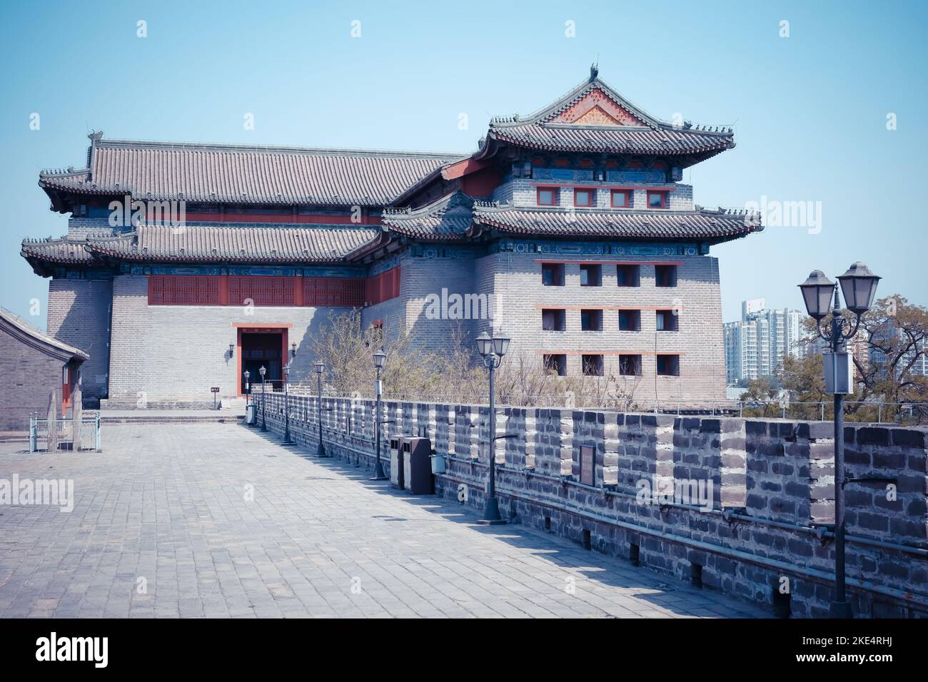 The Beijing Ming City Wall Ruins Park. China Stock Photo - Alamy