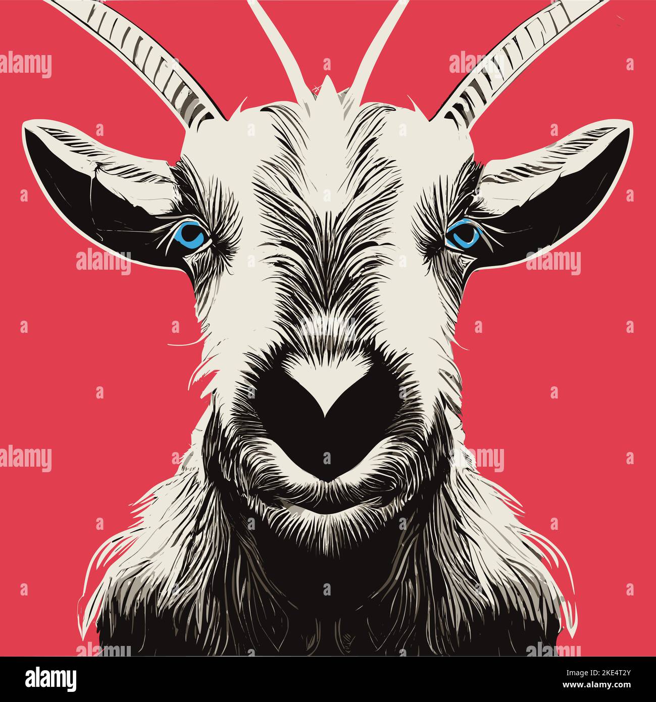 White red black goat hi-res stock photography and images - Alamy