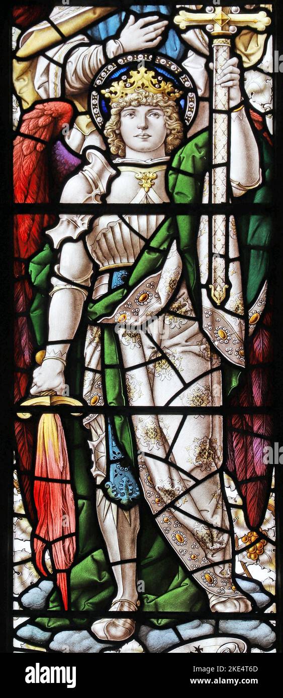 Michael or saint michael the archangel st hi-res stock photography and ...