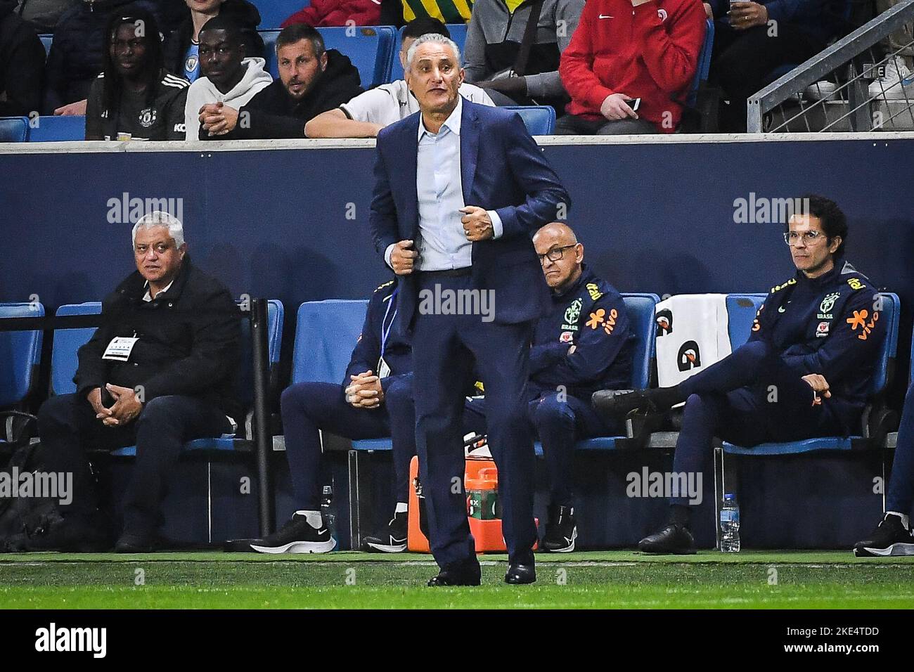 TITE of Brazil during the International Friendly football match between ...