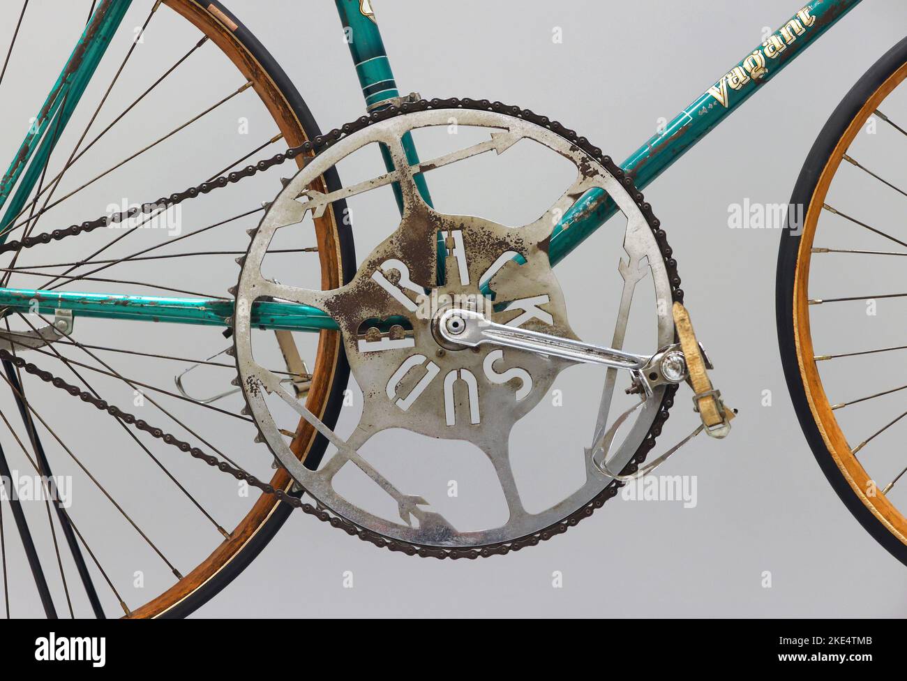 Munich, Germany. 10th Nov, 2022. A stand-up bicycle from 1950 with an ...