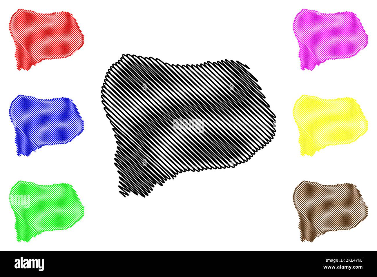 Oshima island (Japan, East Asia, Japanese archipelago, Hokkaido) map ...