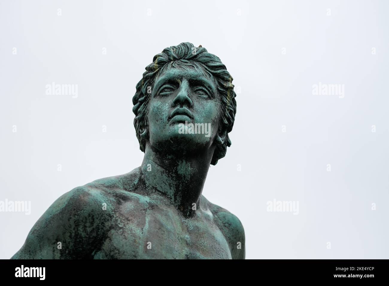 Greek Runner Statue Stock Photo - Alamy
