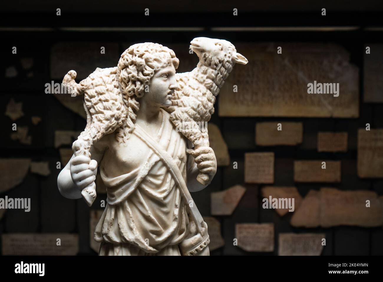 Vatican city, Rome - March 07, 2018: The good shepherd in Pius ...