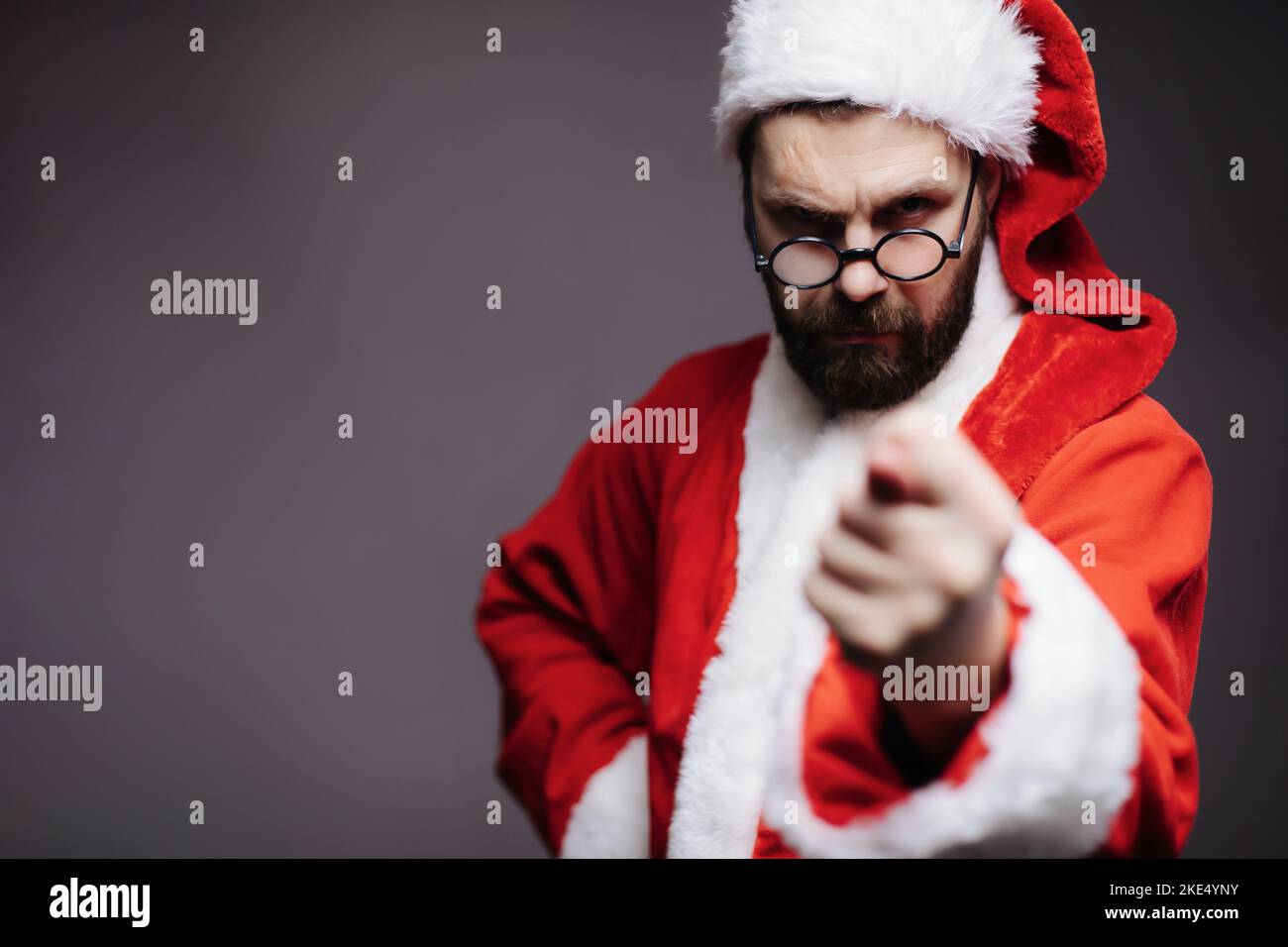 Angry santa claus hi-res stock photography and images - Alamy