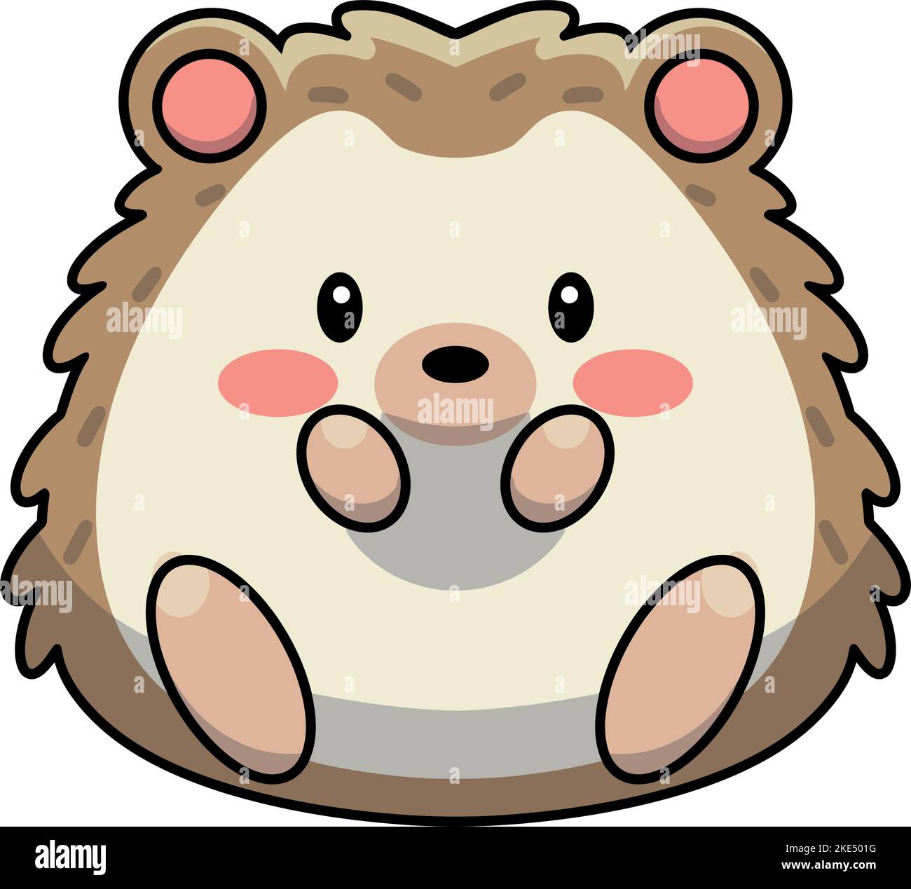 A cute kawaii vector isolated on a white background Stock Vector Image ...