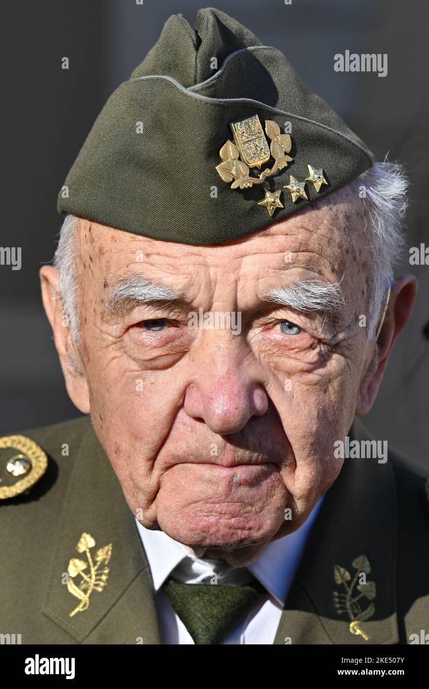 Prague, Czech Republic. 10th Nov, 2022. Retired lieutenant general ...