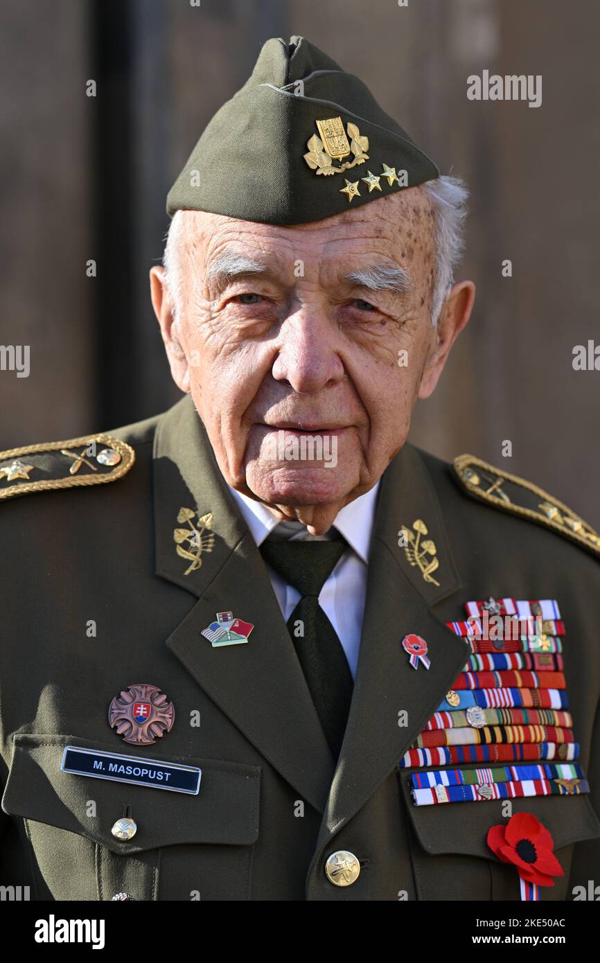 Prague, Czech Republic. 10th Nov, 2022. Retired lieutenant general ...