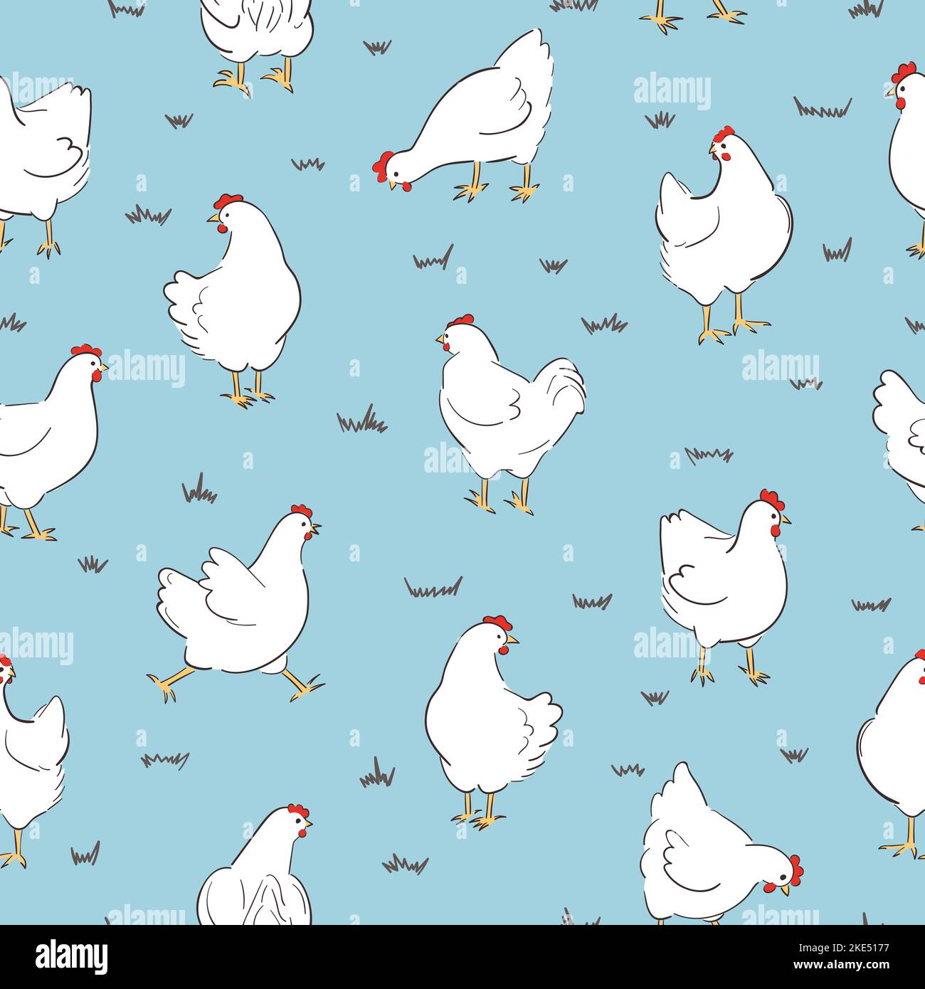 Mother hen vector vectors hi-res stock photography and images - Alamy