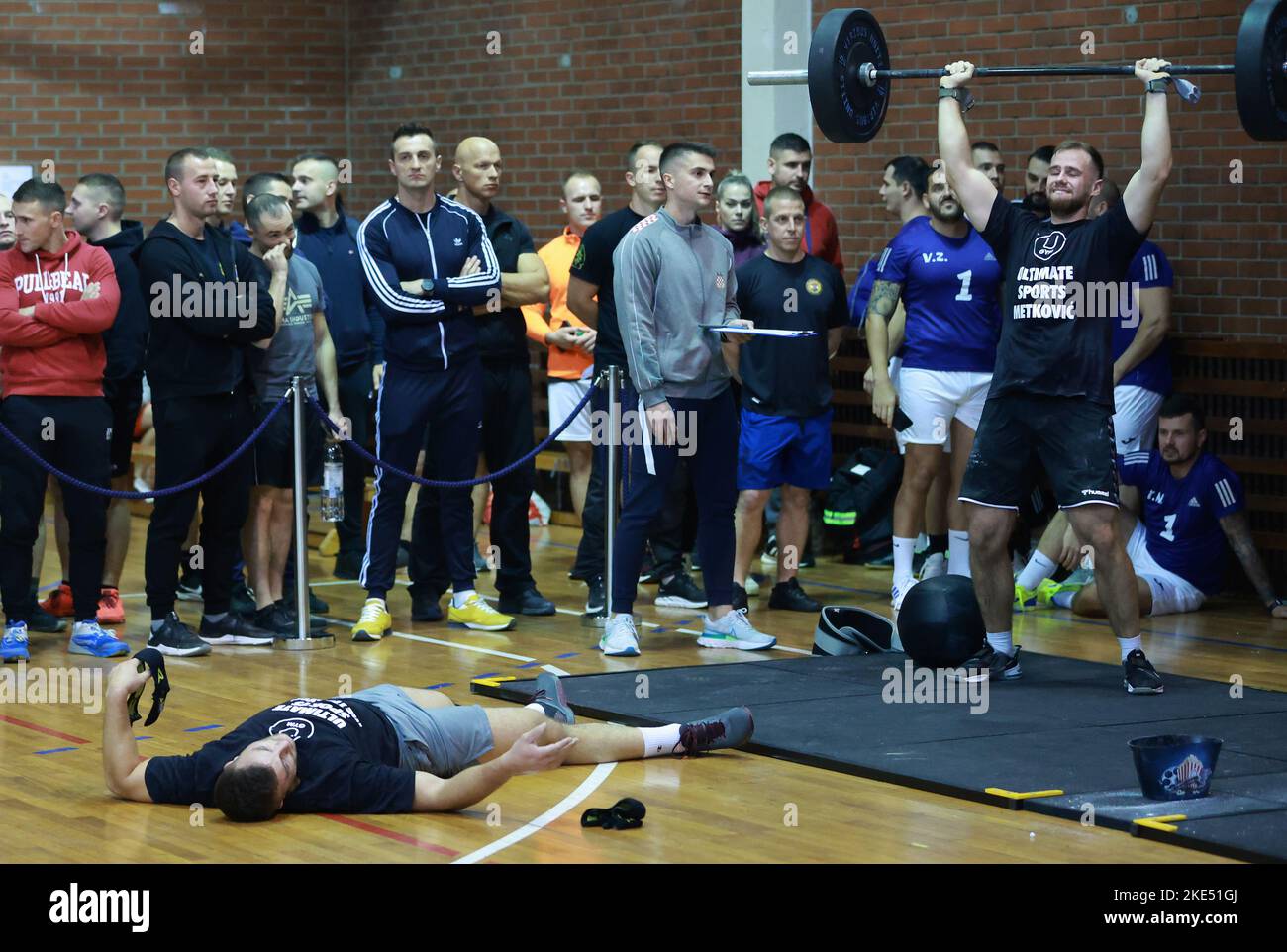 Zagreb, Croatia, November 10, 2022. Opening of the 7th CROSSFIT ...
