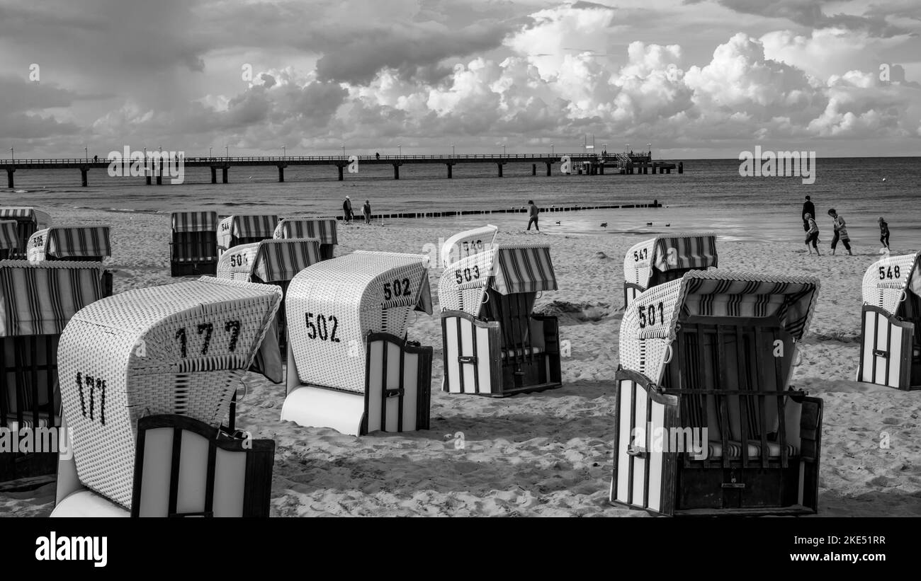 Sky clouds against blue Black and White Stock Photos & Images - Alamy