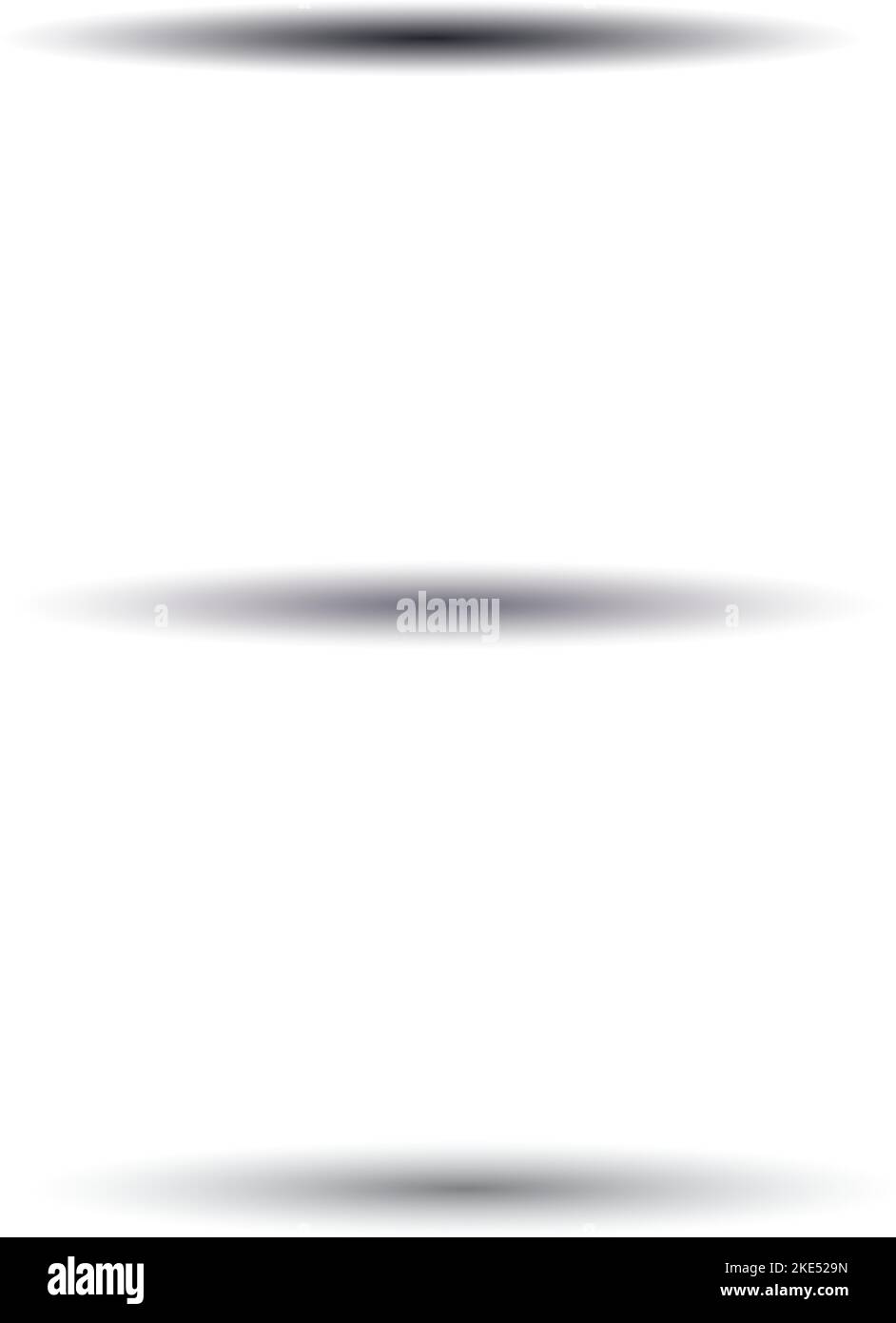 A pack of three editable blurred lines on a white background Stock ...