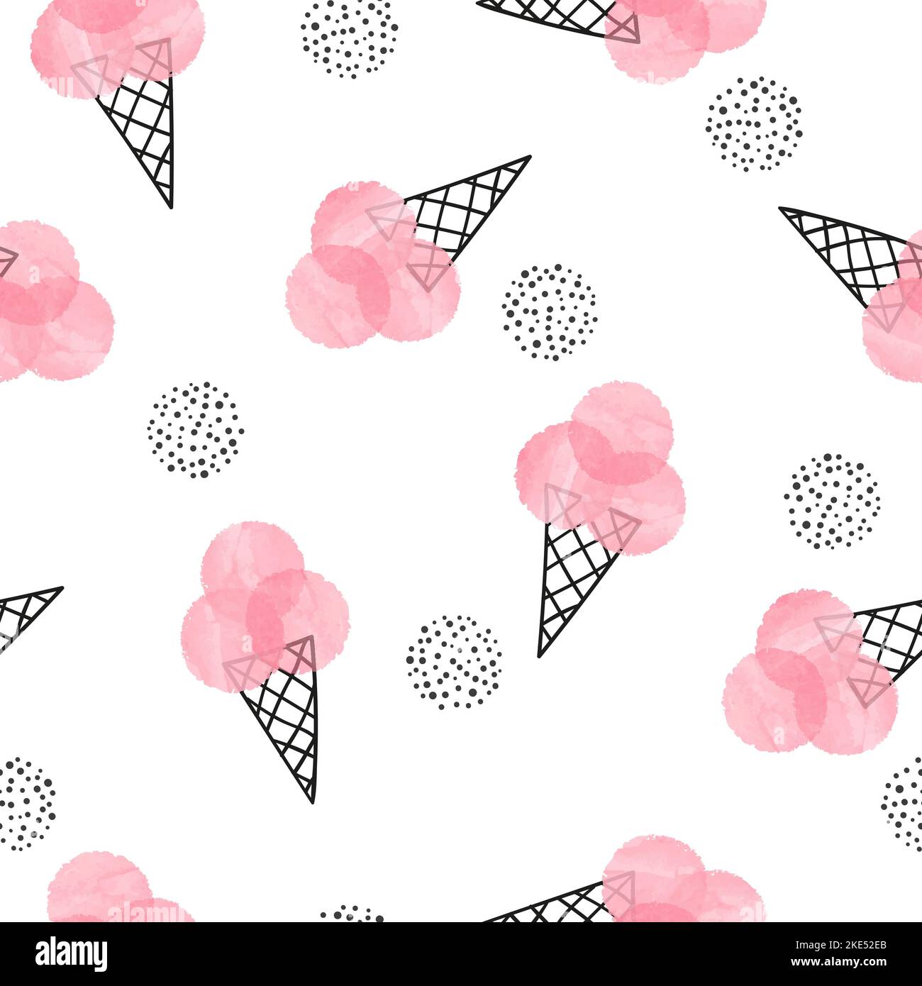 Sweet food background Stock Vector Images - Alamy