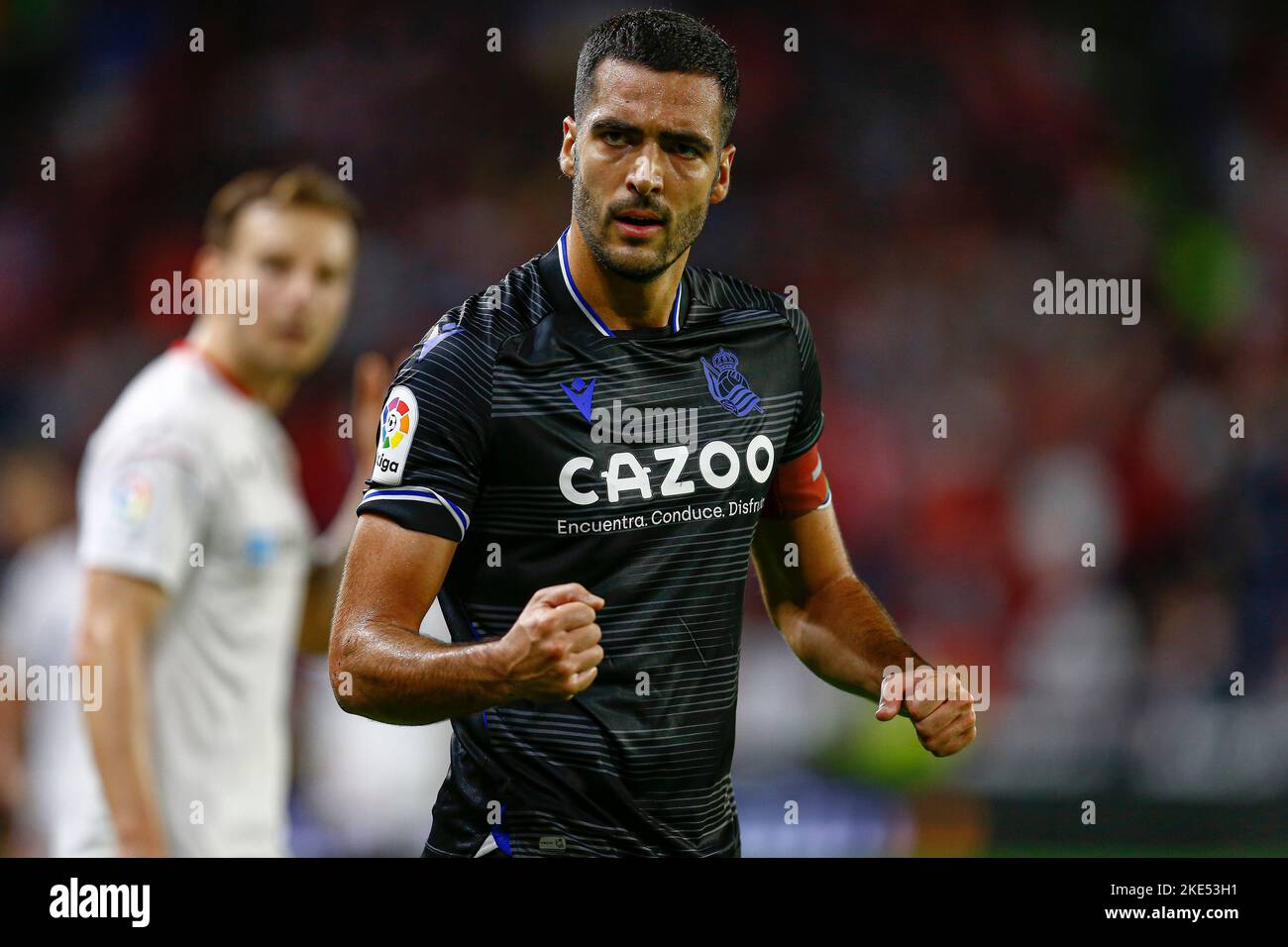 Sevilla, Spain, 09/11/2022, Mikel Merino of Real Sociedad during the La ...