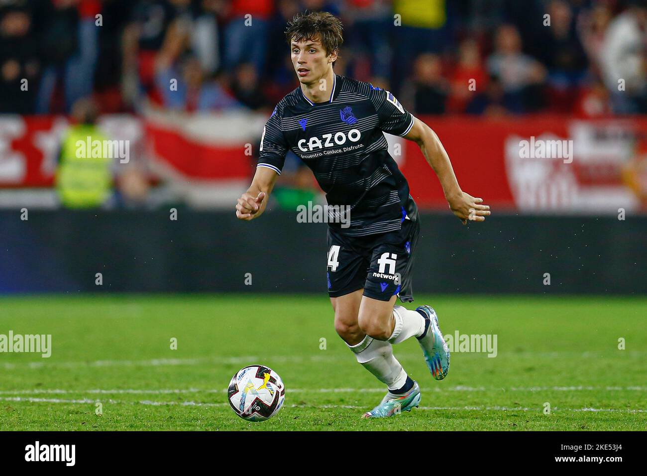Sevilla, Spain, 09/11/2022, Robin Le Normand of Real Sociedad during ...