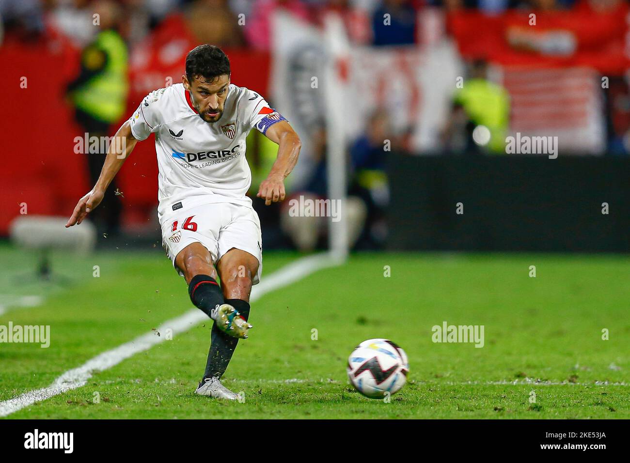 Sevilla, Spain, 09/11/2022, Jesus Navas of Sevilla FC during the La ...