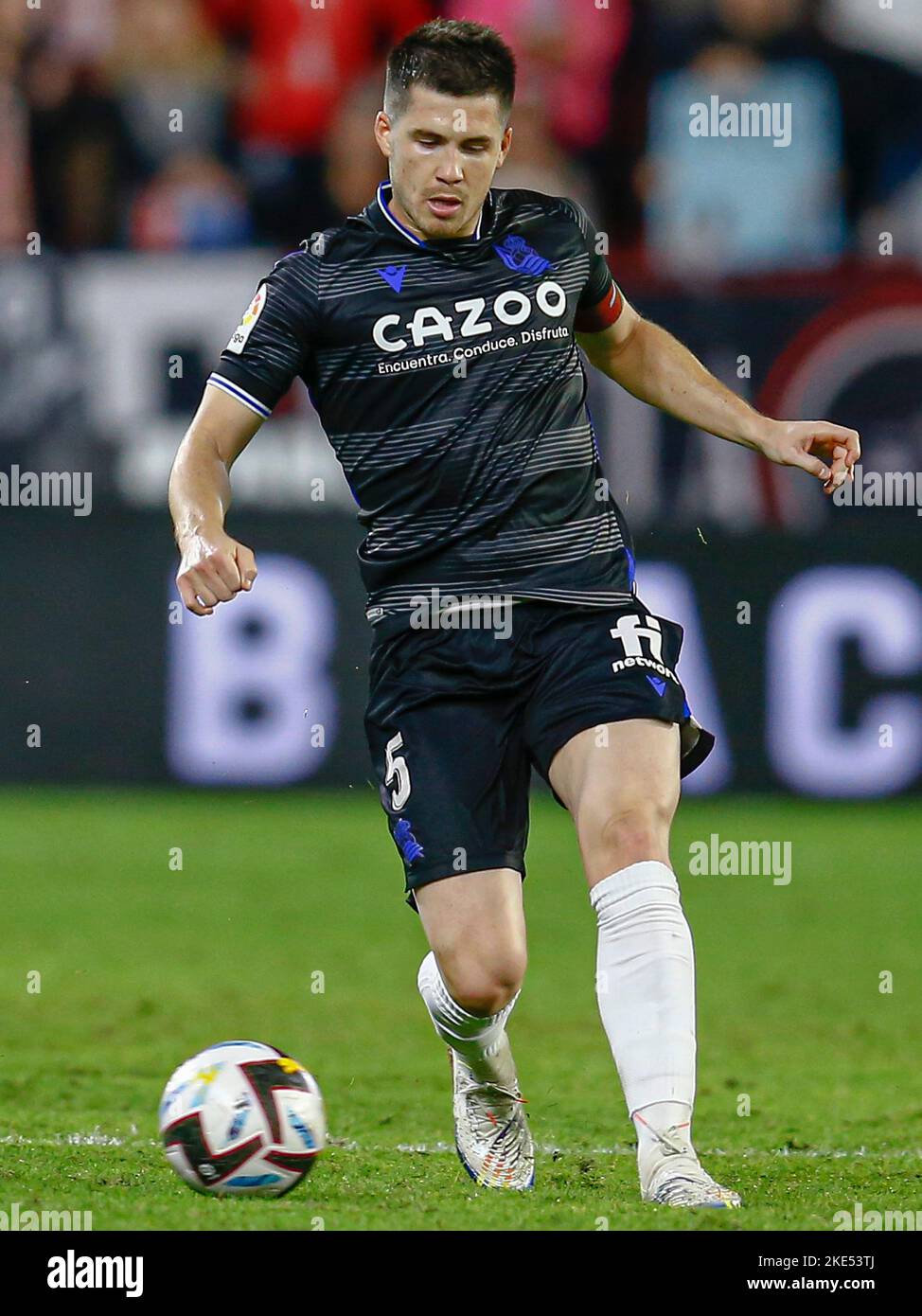 Igor Zubeldia of Real Sociedad during the La Liga match between Sevilla ...