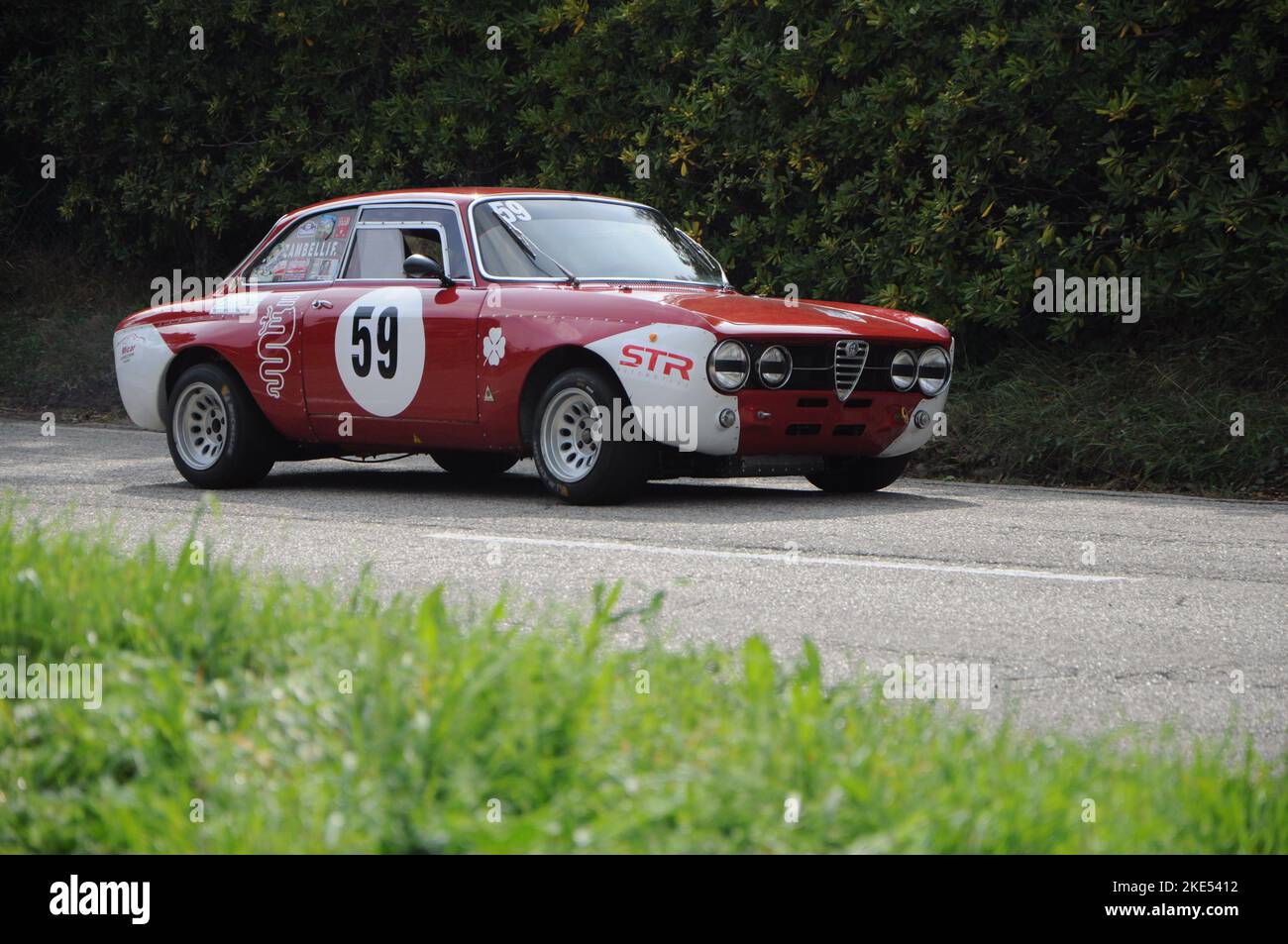 PESARO - ITALY - OTT 09 - 2022 : rally of classic cars ALFA ROMEO GT ...
