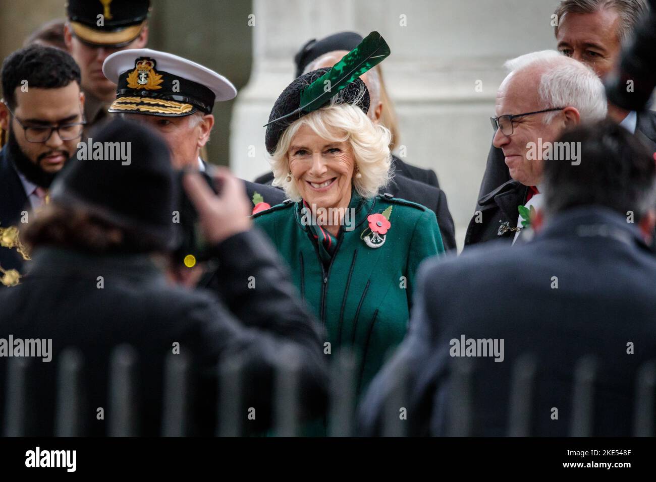 Westminster Abbey, London, UK. 10th November 2022. Her Majesty The ...
