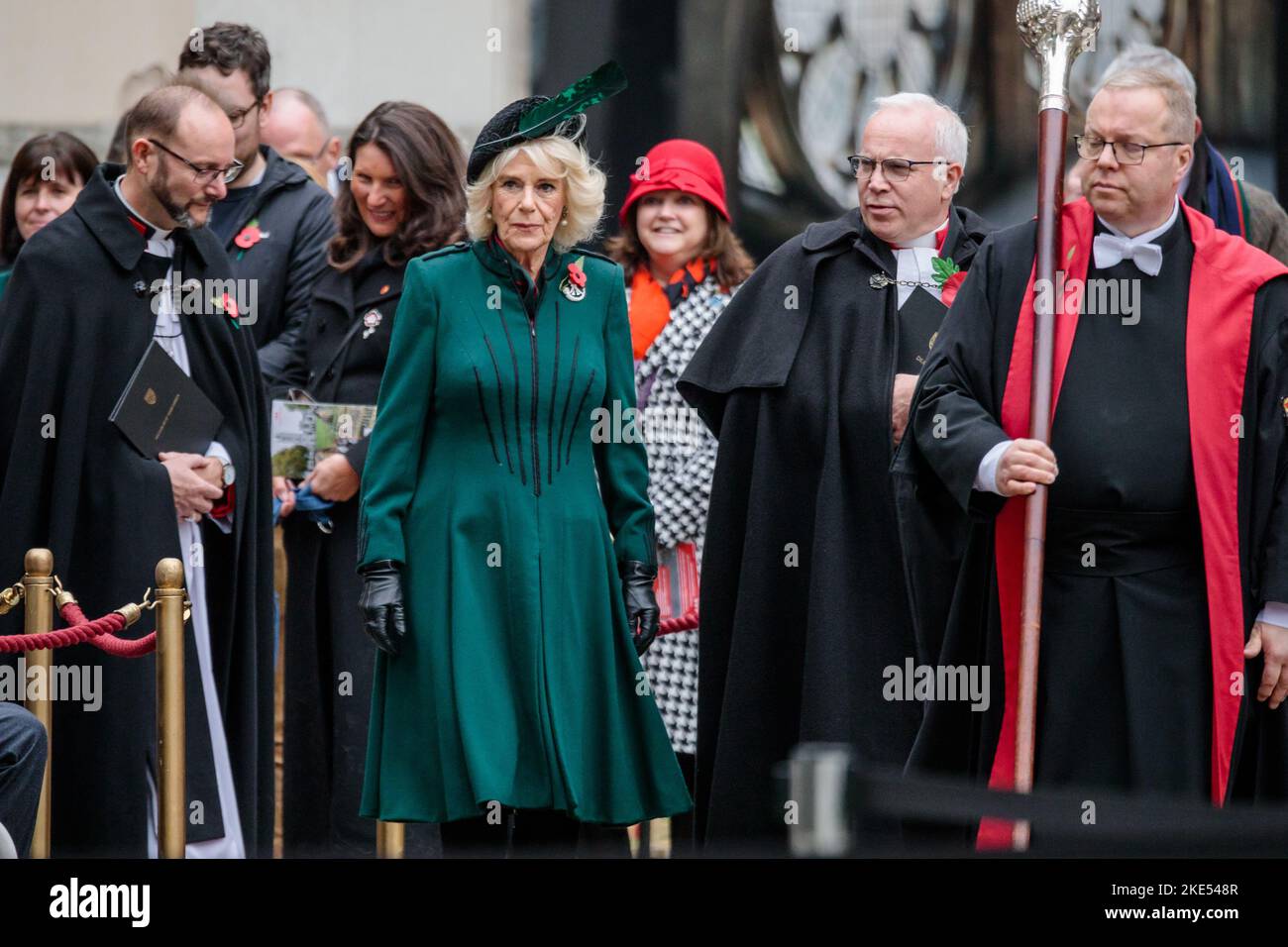 Westminster Abbey, London, UK. 10th November 2022. Her Majesty The ...