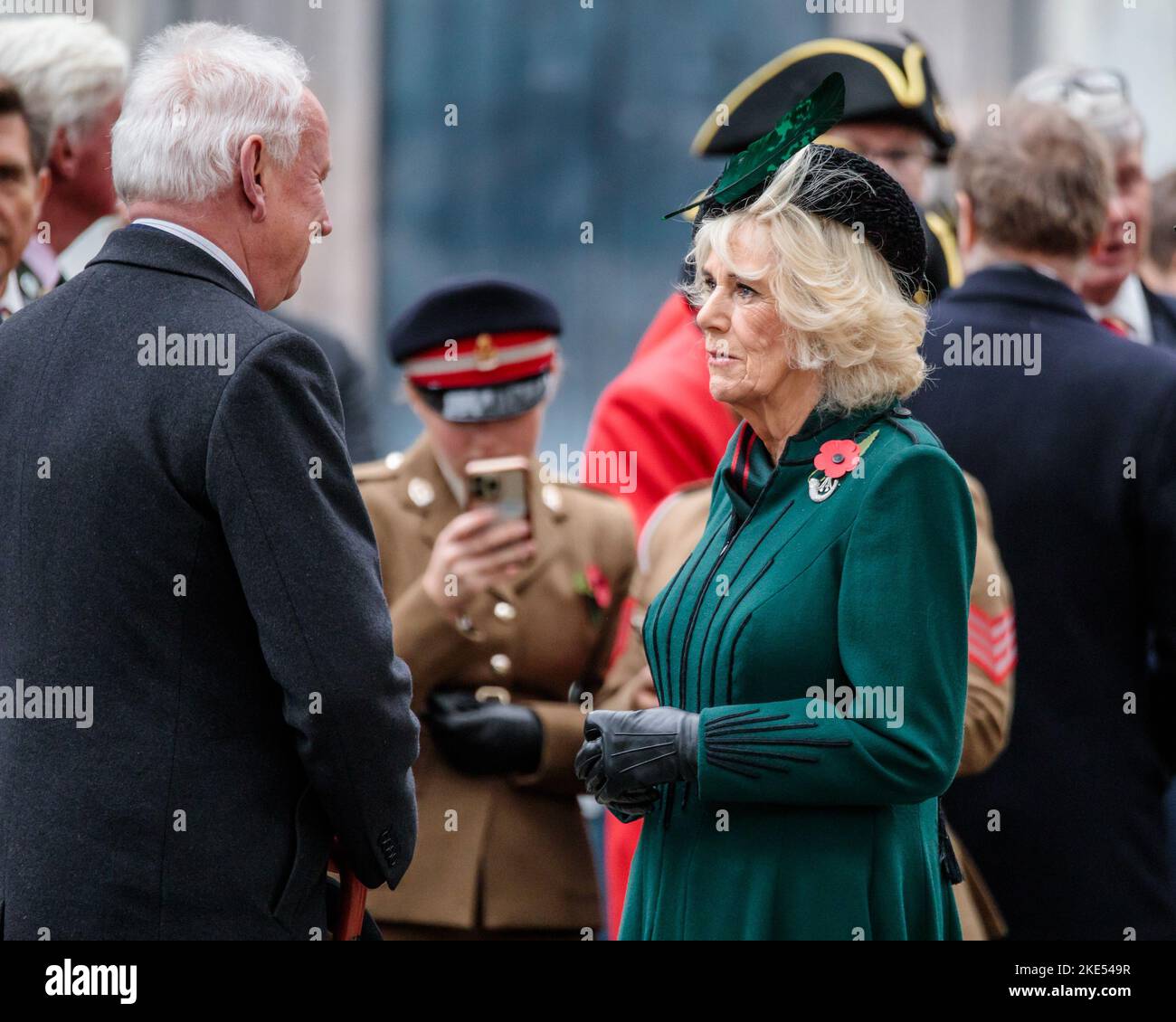 Westminster Abbey, London, UK. 10th November 2022. Her Majesty The ...
