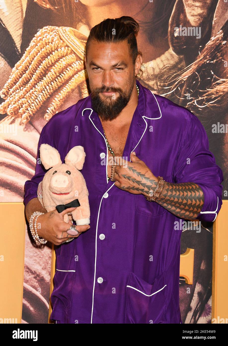 CENTURY CITY, CA - NOVEMBER 09: Jason Momoa attends the Los Angeles ...