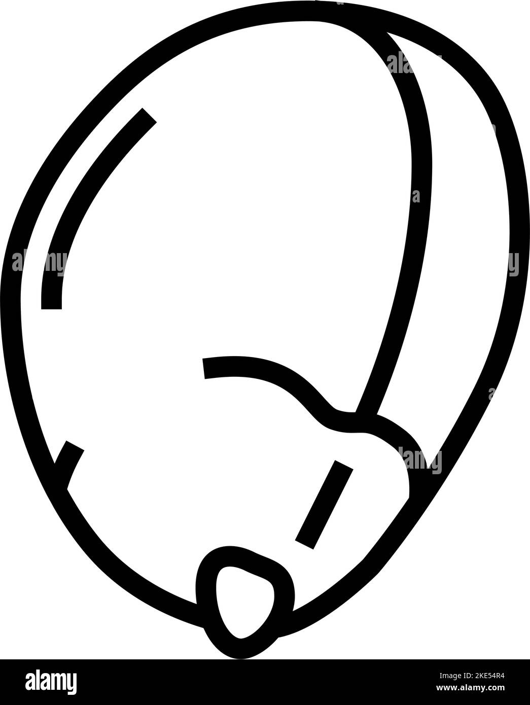 corn grain line icon vector illustration Stock Vector Image & Art - Alamy