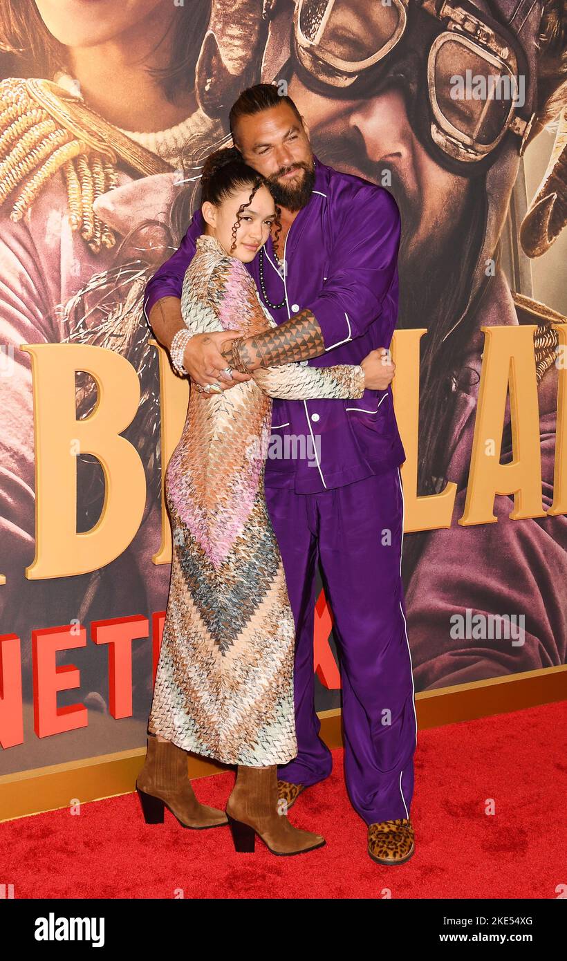 CENTURY CITY, CA - NOVEMBER 09: (L-R) Lola Iolani Momoa and Jason Momoa ...