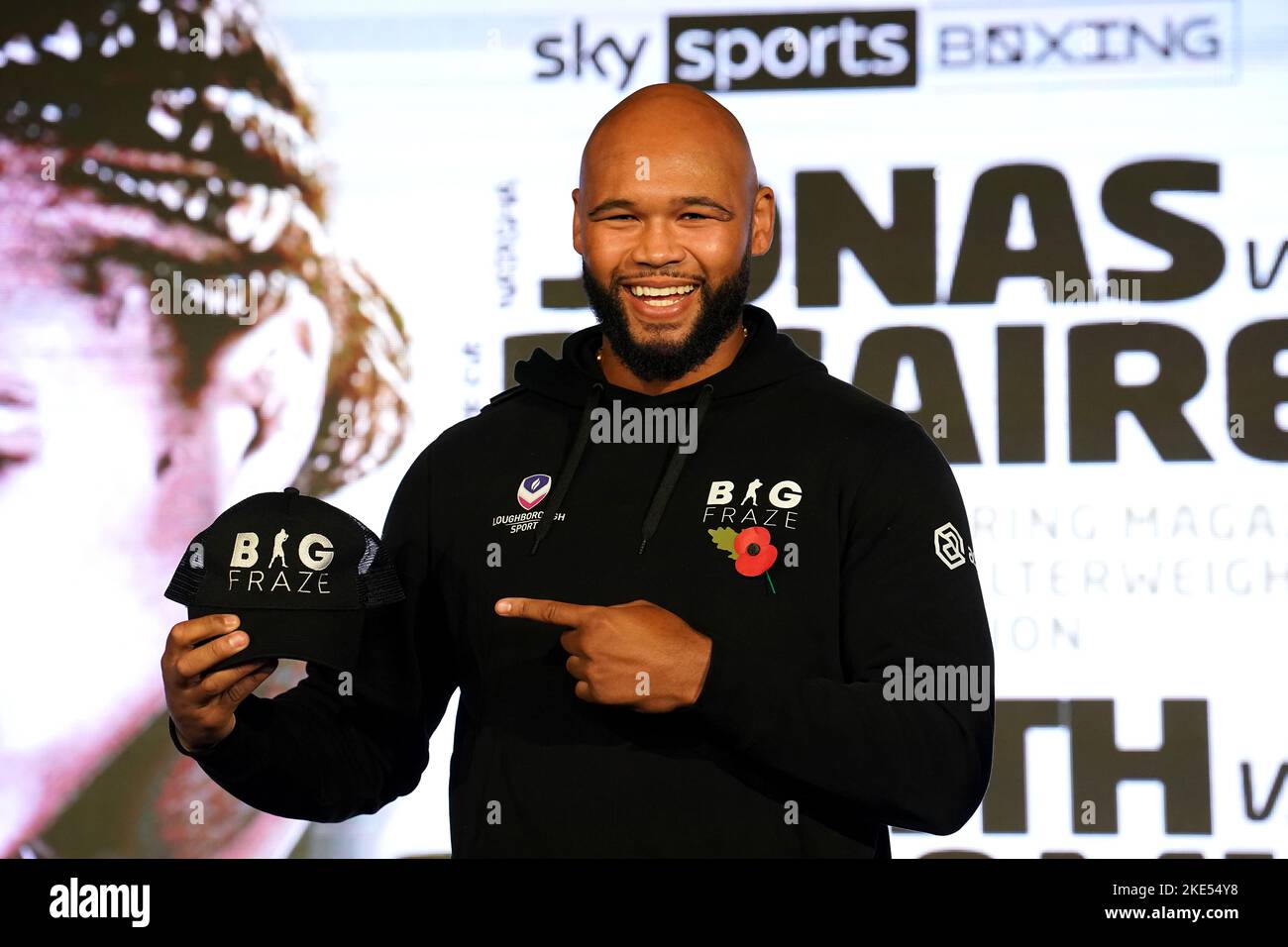 Boxer Frazer Clarke during a pre-fight press conference at the Love ...
