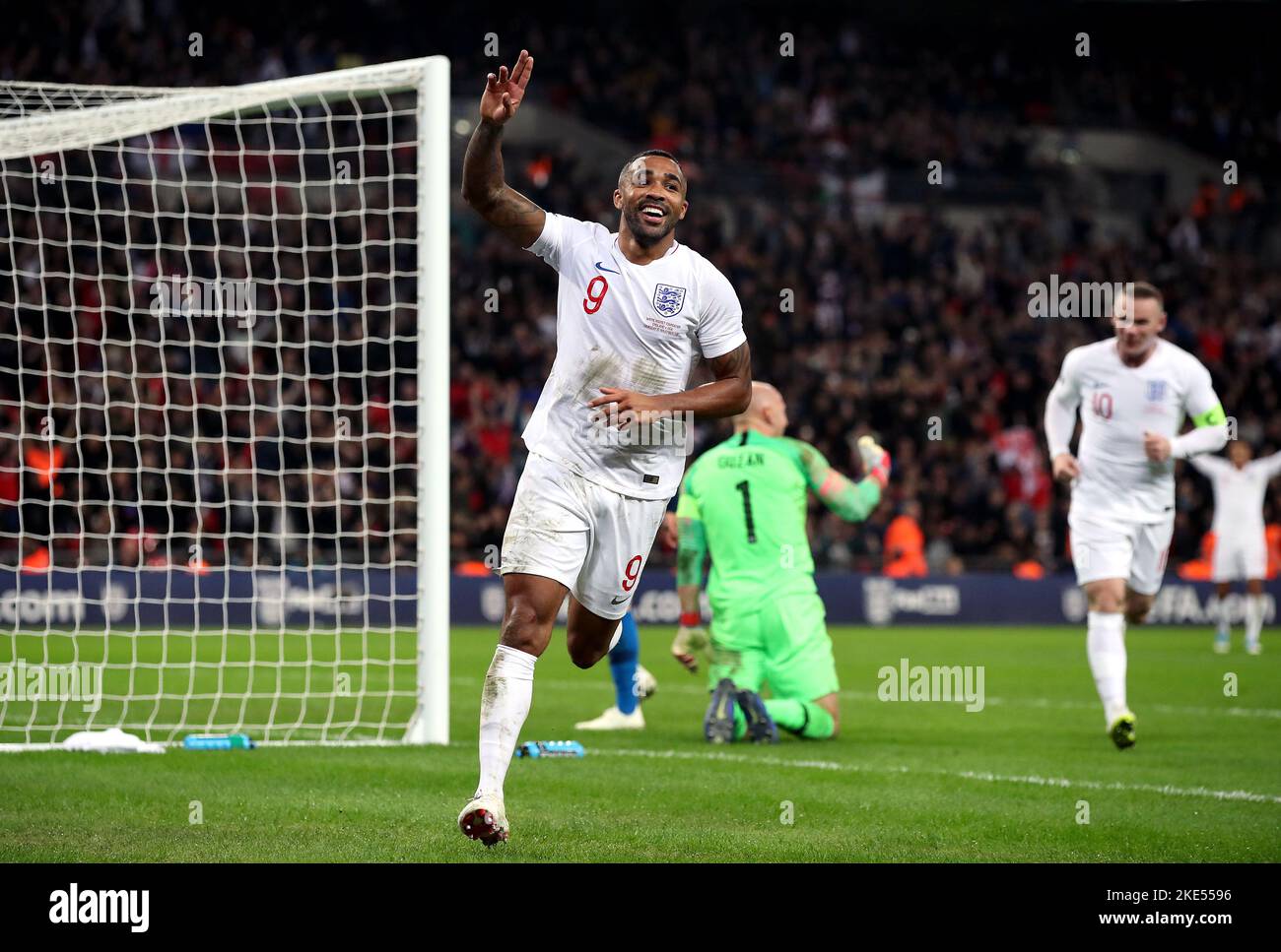 File photo dated 15-11-2018 of England's Callum Wilson. Midfielder ...