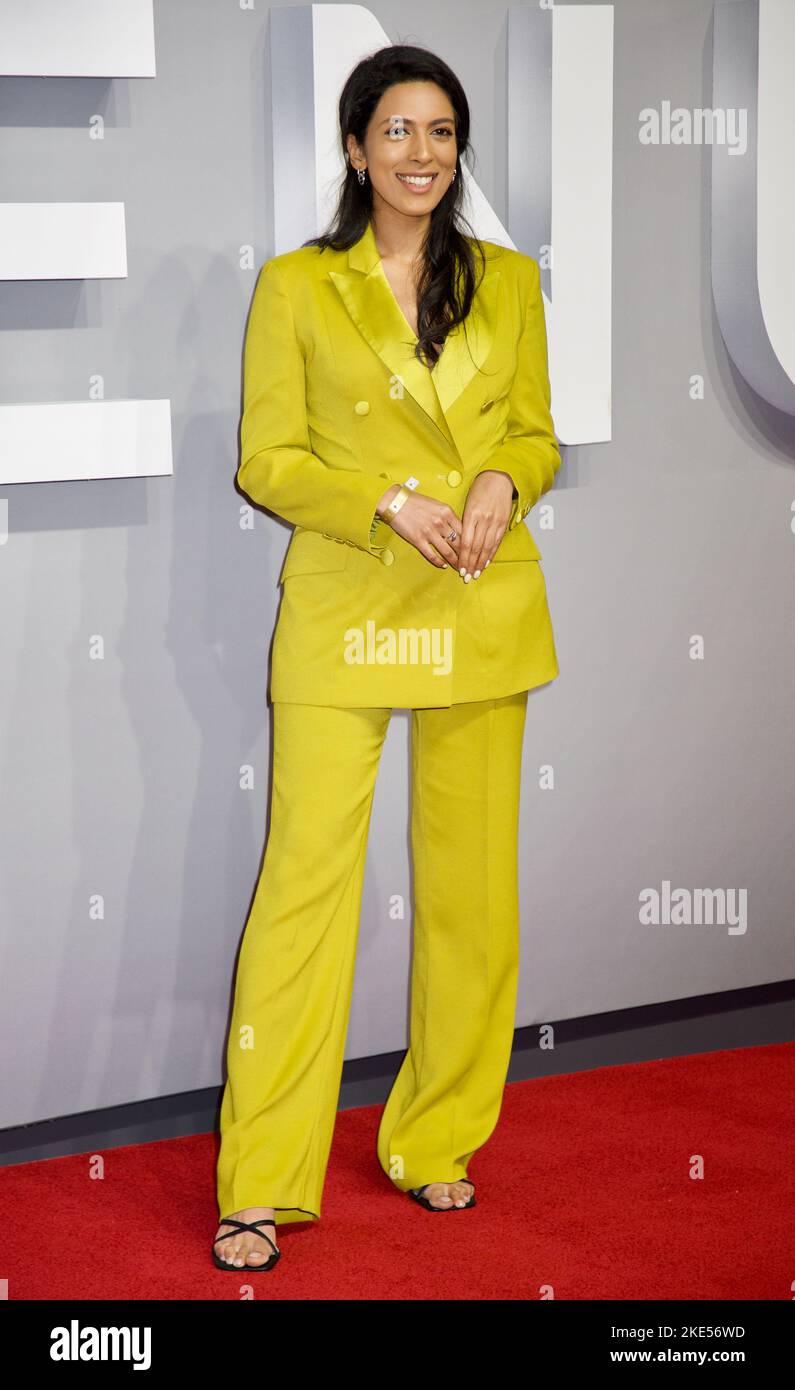 Crystelle Pereira. The Menu UK Premiere. BFI Southbank Riverfront, The ...