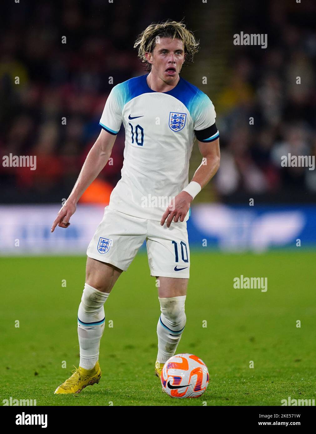 File photo dated 27-09-2022 of England's Conor Gallagher. England have ...