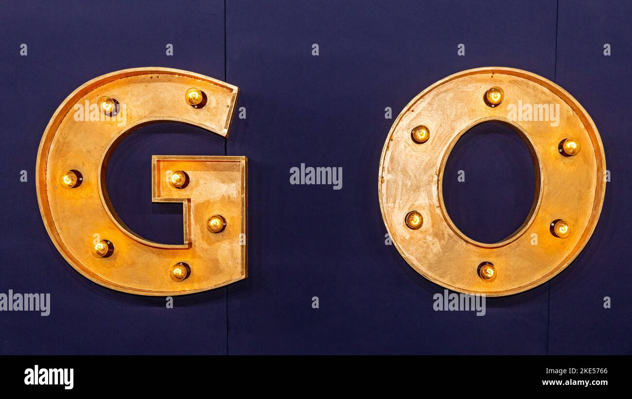 3d retro font hi-res stock photography and images - Alamy