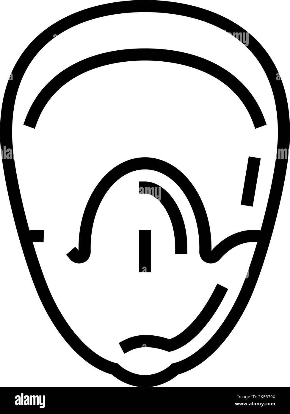 grain corn yellow line icon vector illustration Stock Vector Image ...