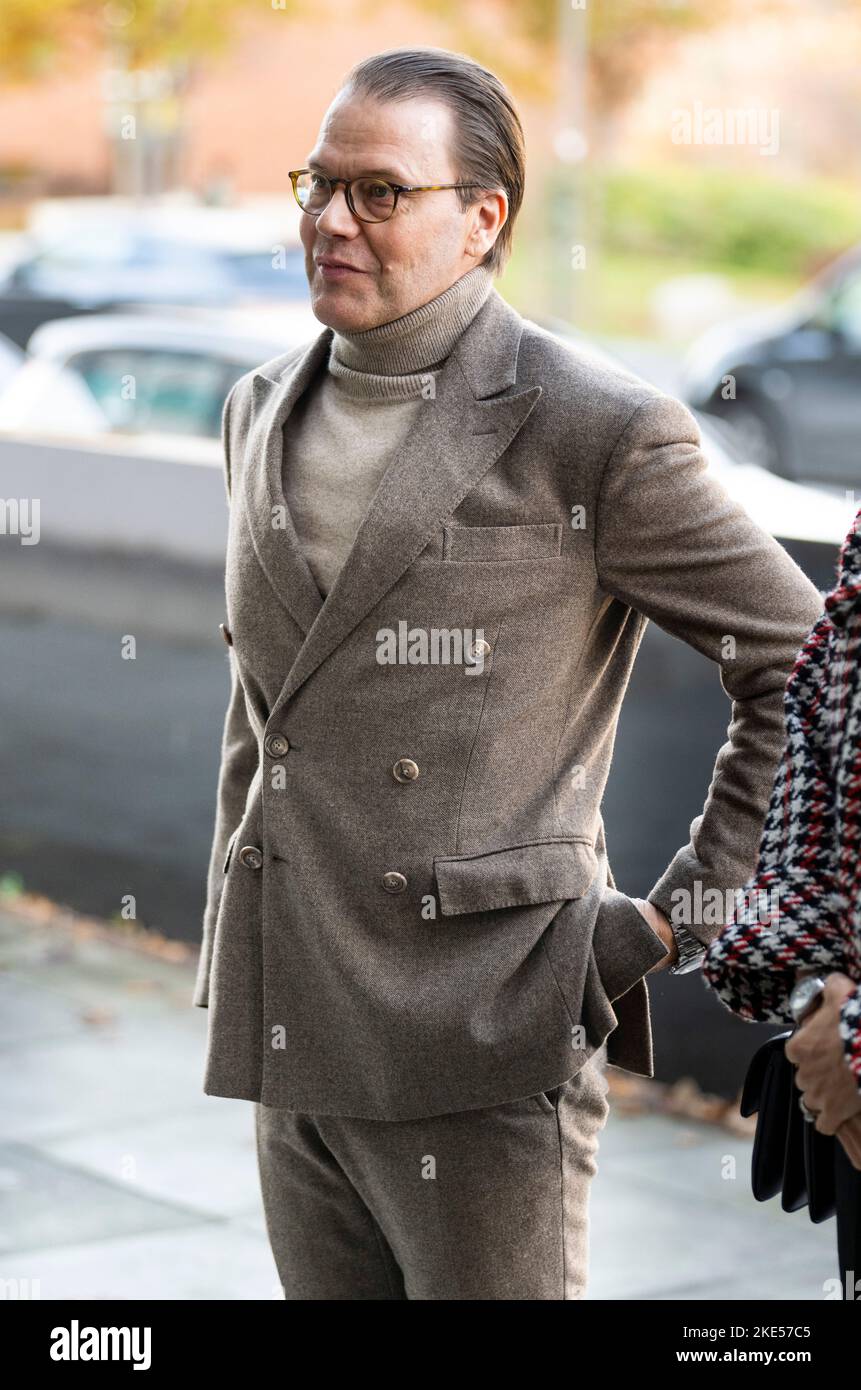 Stockholm, Sweden, November 10, 2022. Prince Daniel and Crown Princess ...