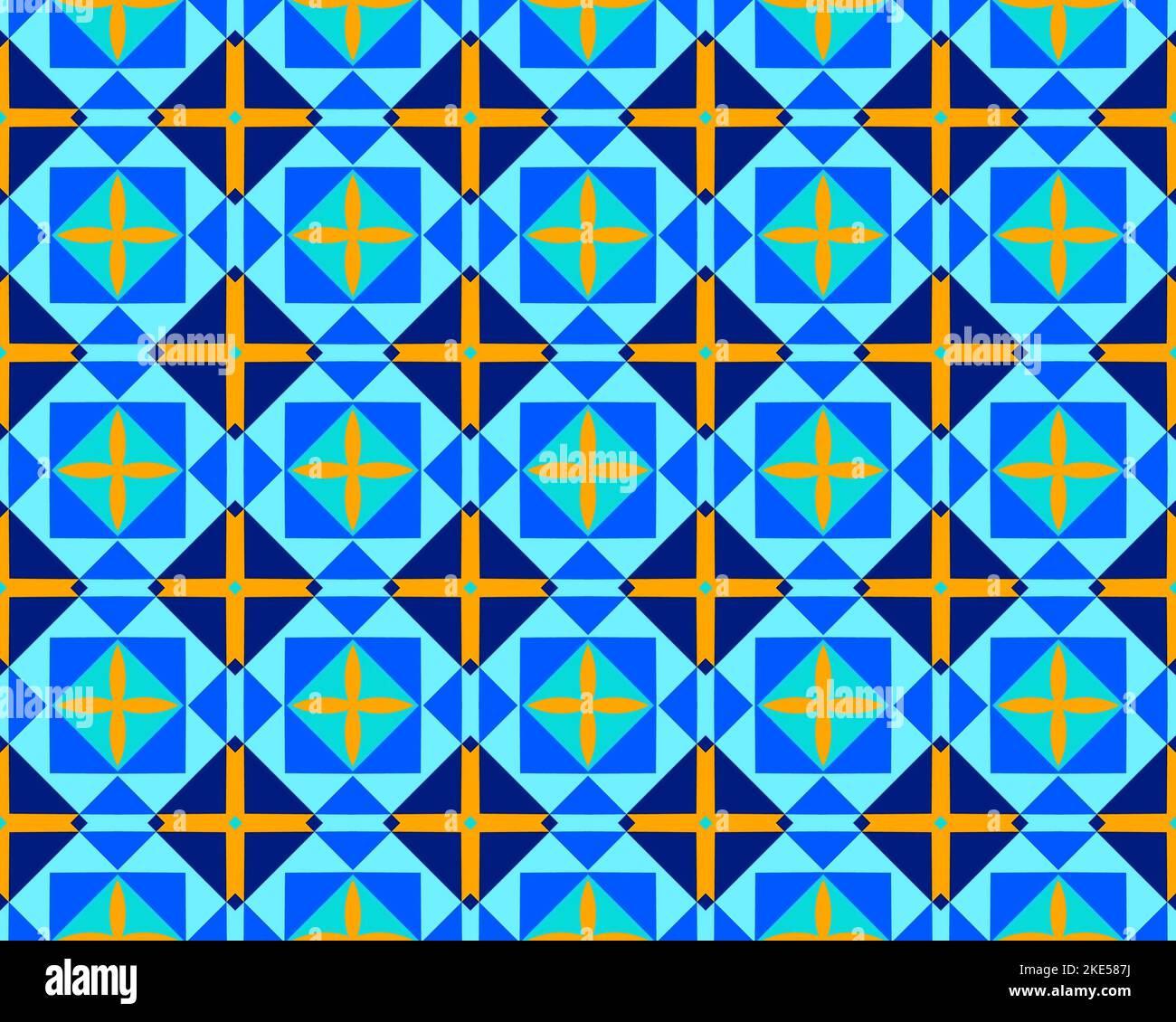 Oriental ethnic seamless repeatable pattern traditional geometric lines ...