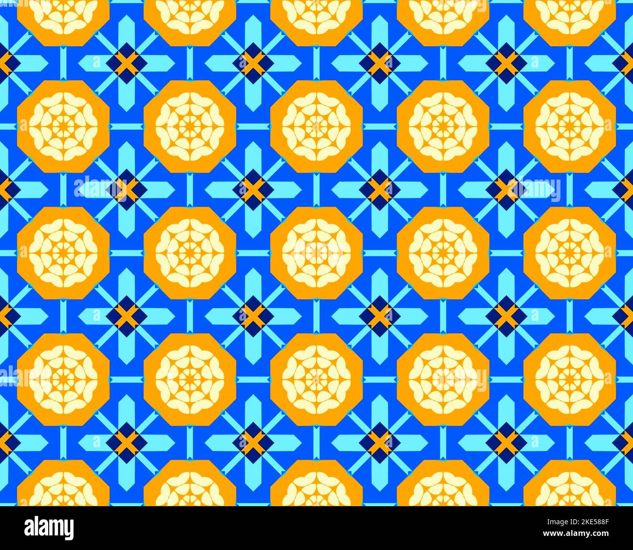 Oriental ethnic seamless repeatable pattern traditional geometric lines ...