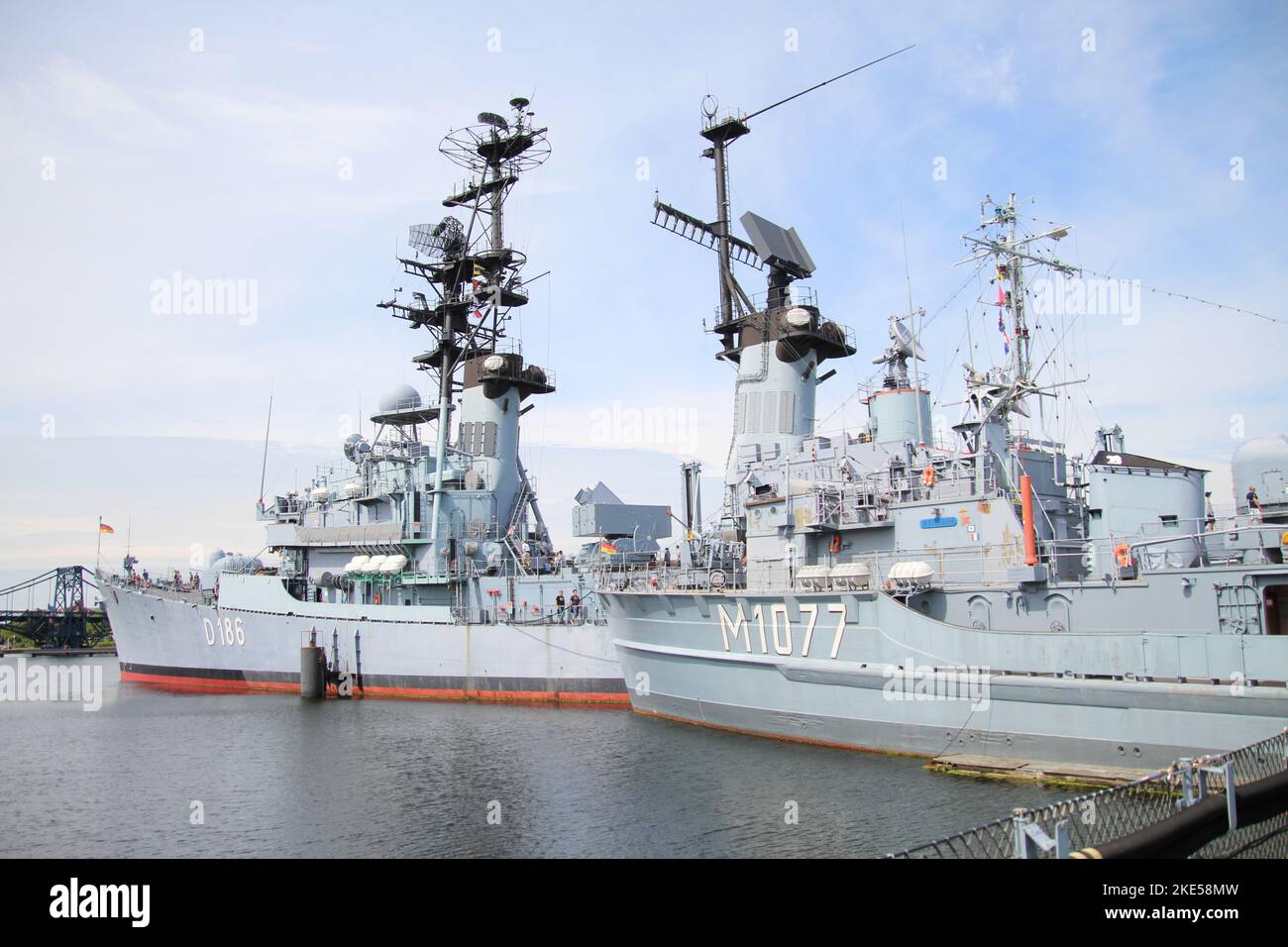 The ships in German naval history museum, Deutsches Marinemuseum in ...