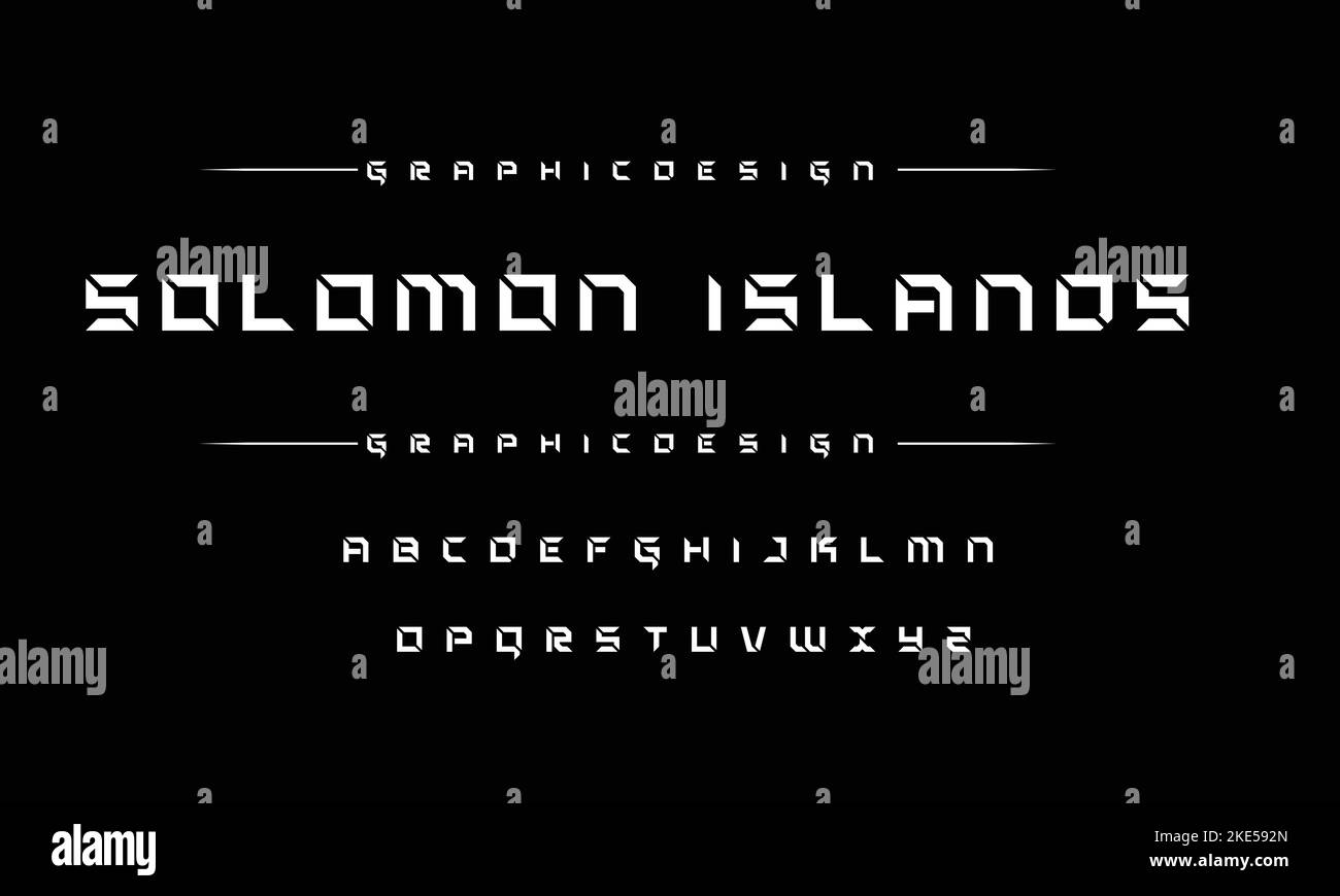 Sports minimal tech font letter set. Luxury vector typeface for company ...