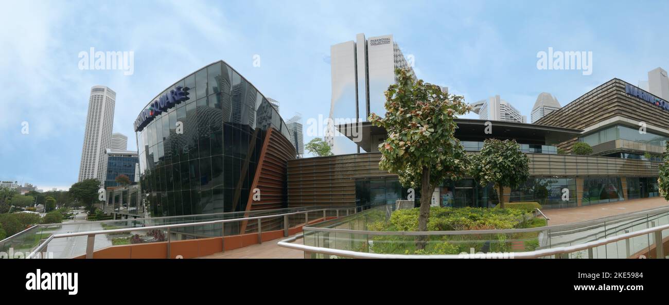 singapore, Marina bay 12 june 2022. marina square sand shopping mall ...
